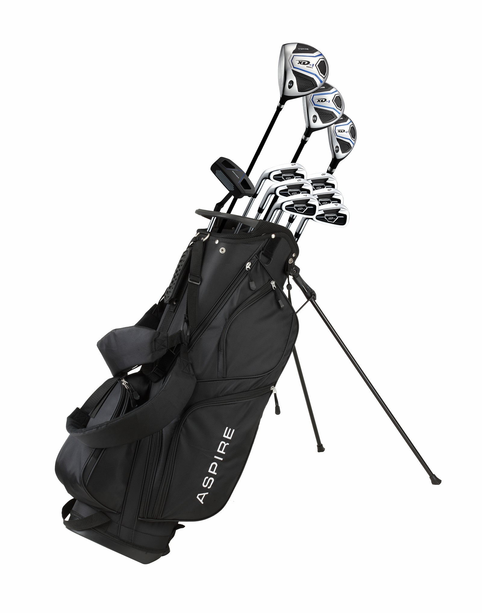 ASPIRE XD1 MEN’S 14 PIECE GOLF CLUB SET, AVAILABLE IN RIGHT OR LEFT HA